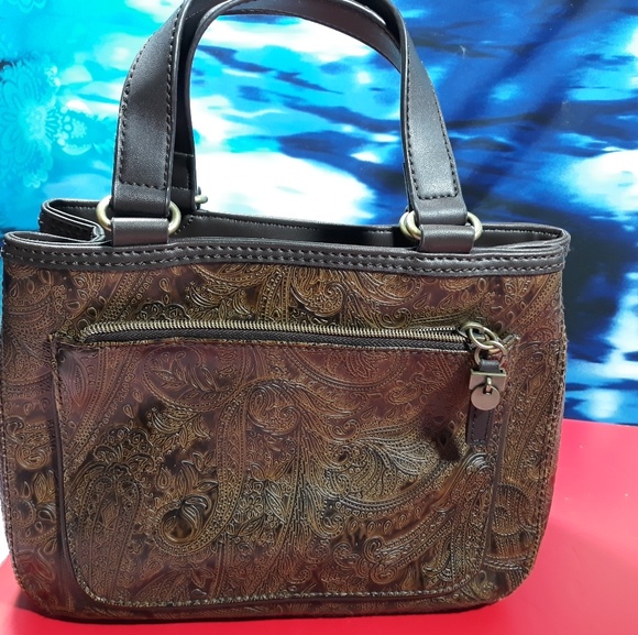Relic | Bags | Authentic Relic Paisley Embossed Design Bag | Poshmark